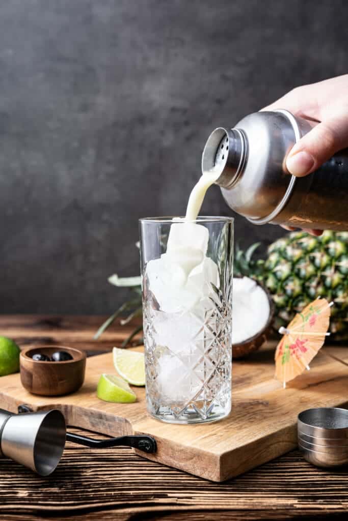 Piña Colada on the Rocks (Shaken) - Twist and Toast