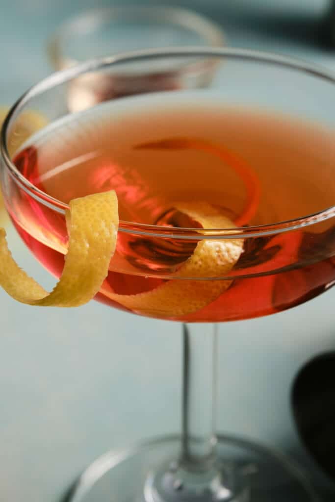 Pink Gin Cocktail - Twist and Toast