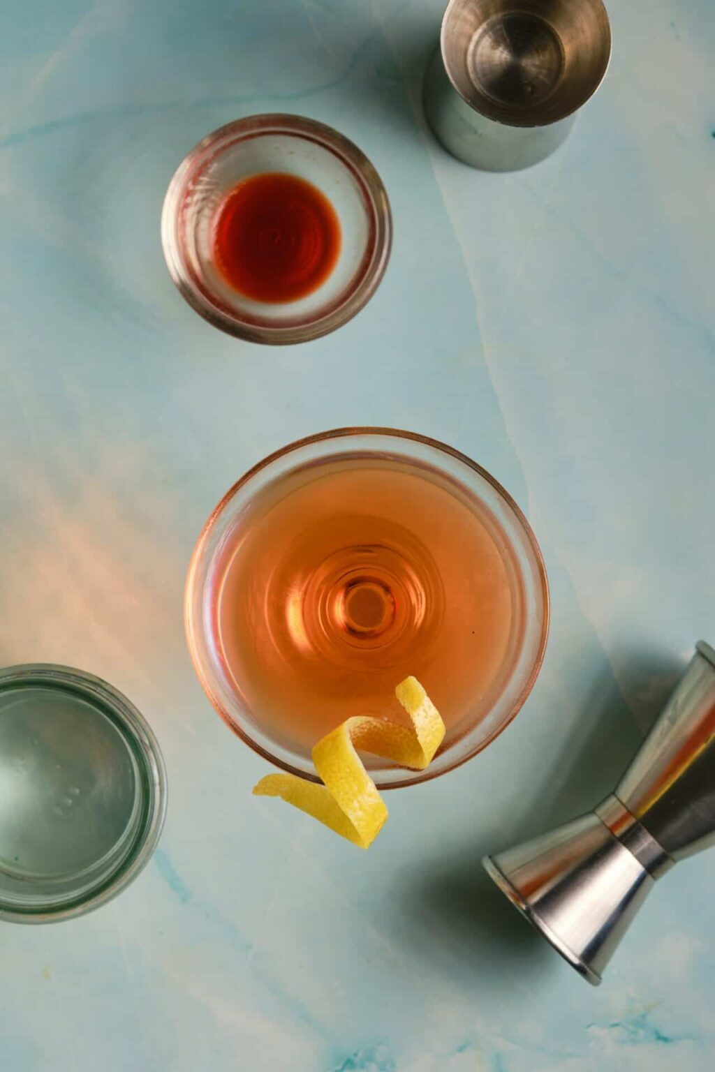 Pink Gin Cocktail - Twist and Toast