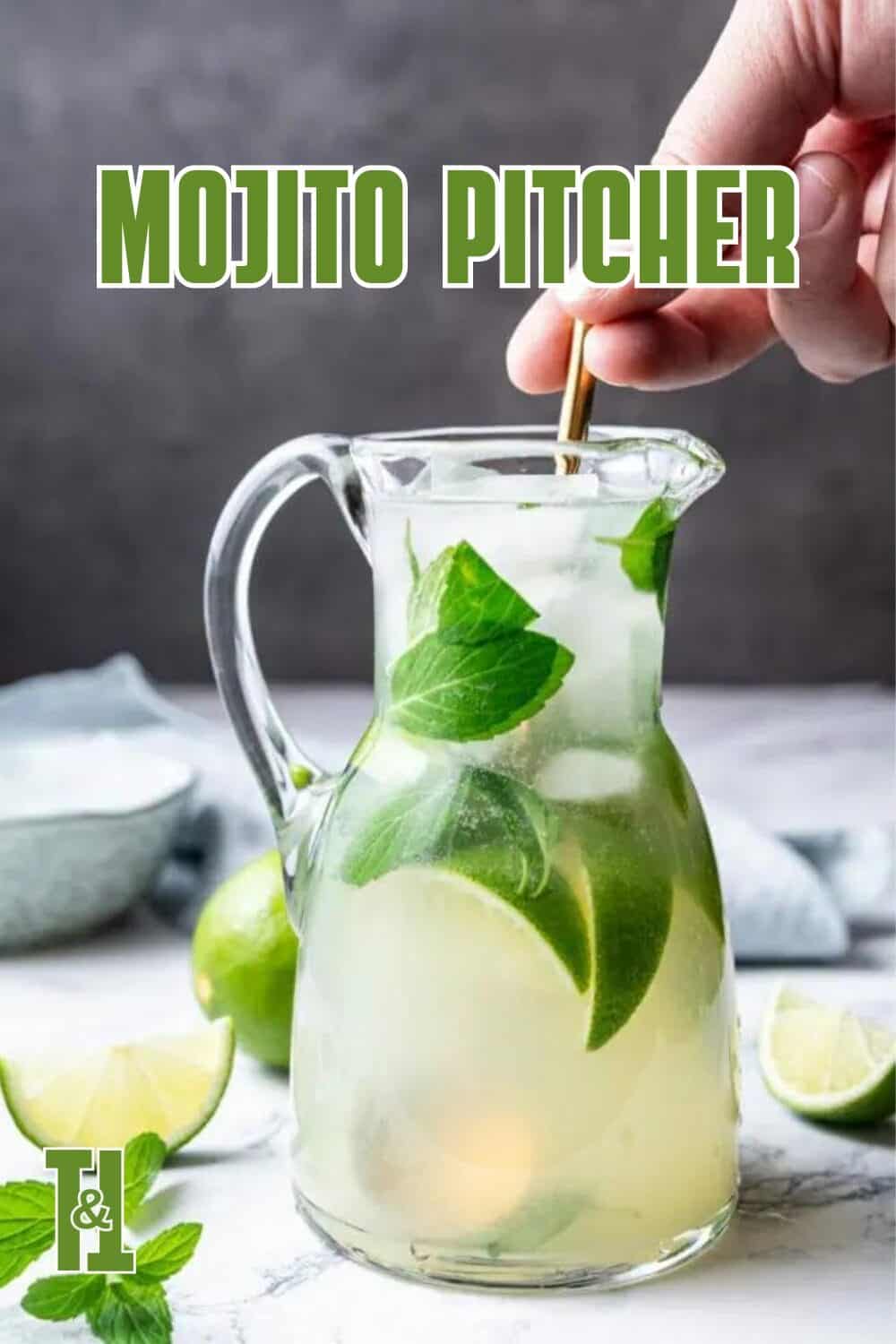 Easy Mojito Pitcher Recipe (Perfect for Parties) - Twist and Toast