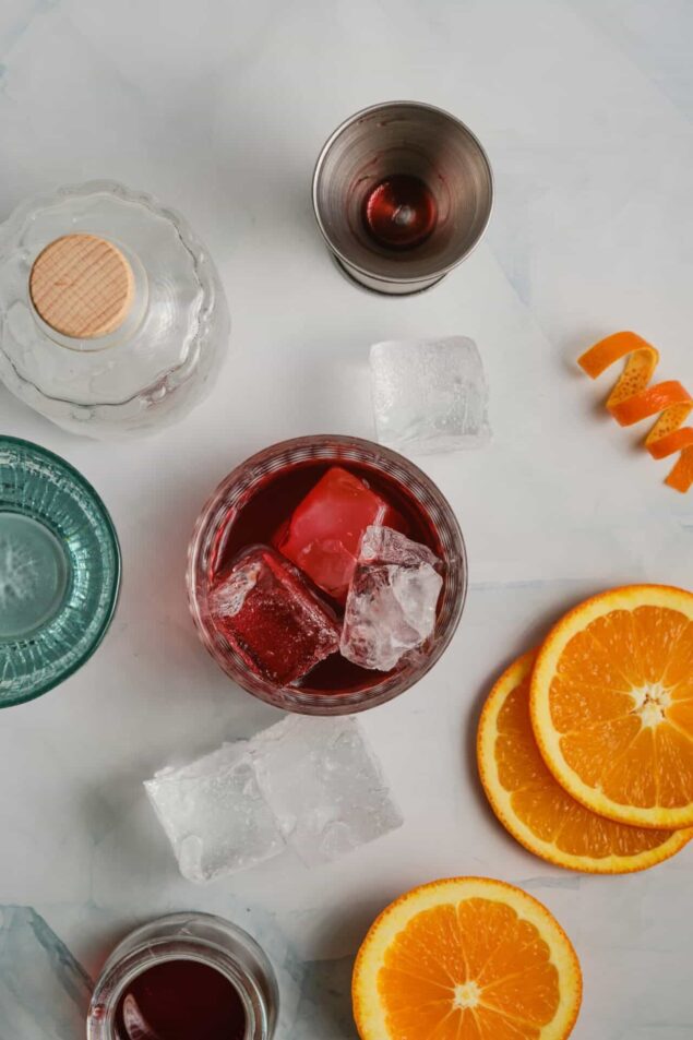 Aperol Negroni Cocktail - Twist and Toast