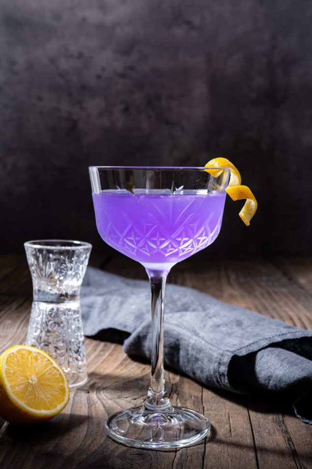 Blue Moon Cocktail Twist And Toast