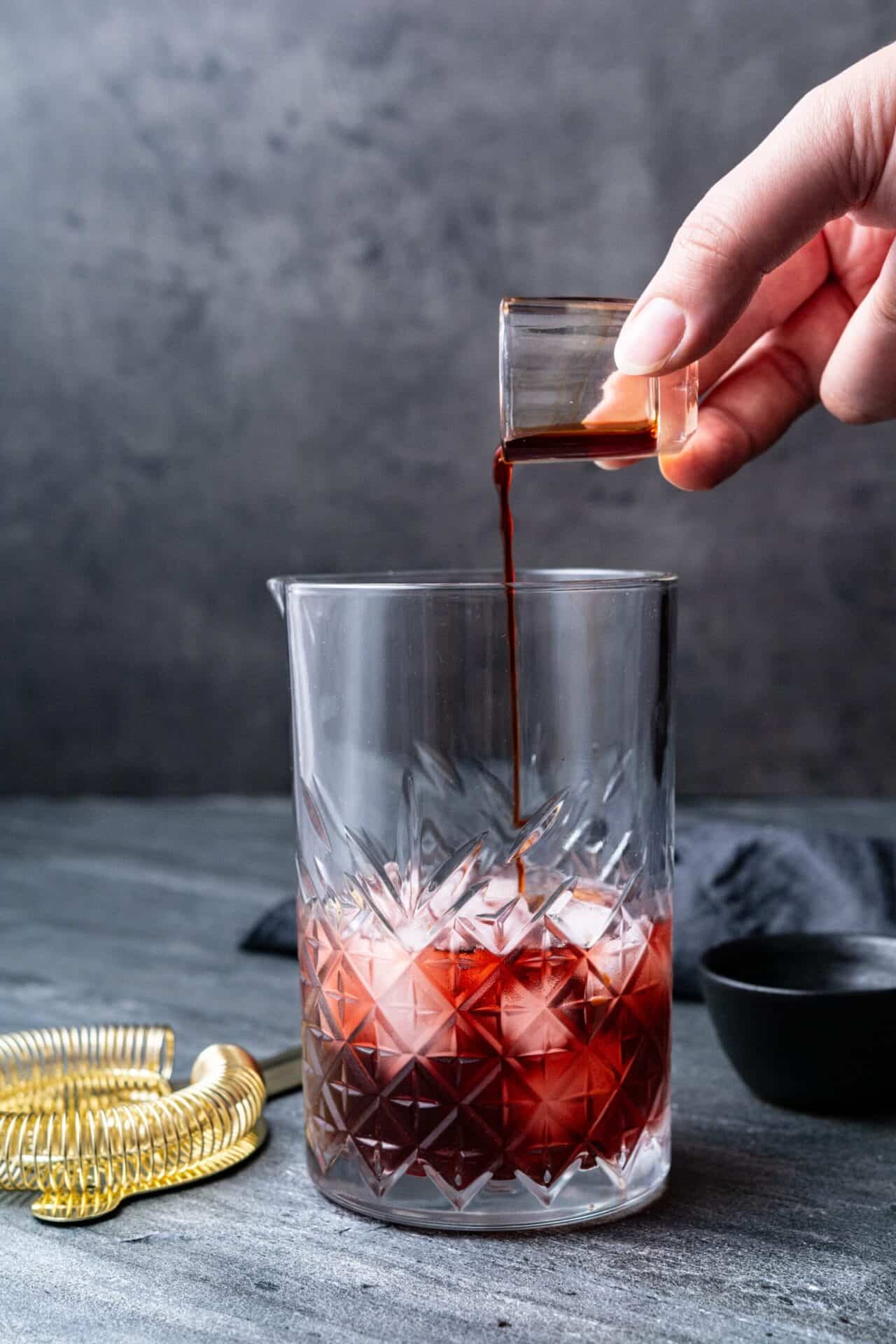 Bourbon Manhattan Cocktail - Twist and Toast