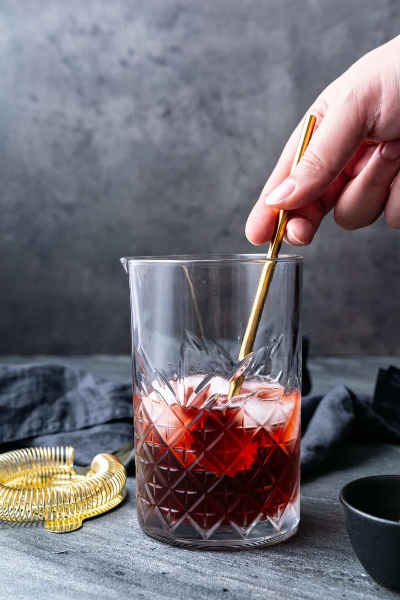 Bourbon Manhattan Cocktail - Twist and Toast