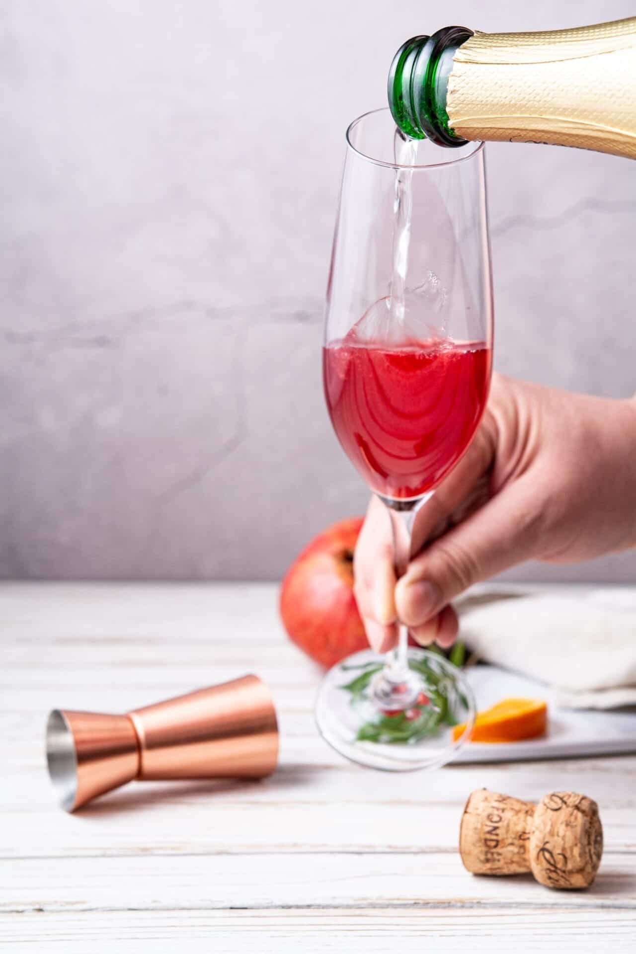 Pomegranate Mimosa - Twist and Toast