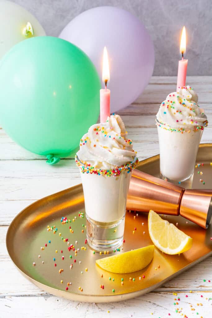 Birthday Cake Shot - Twist and Toast