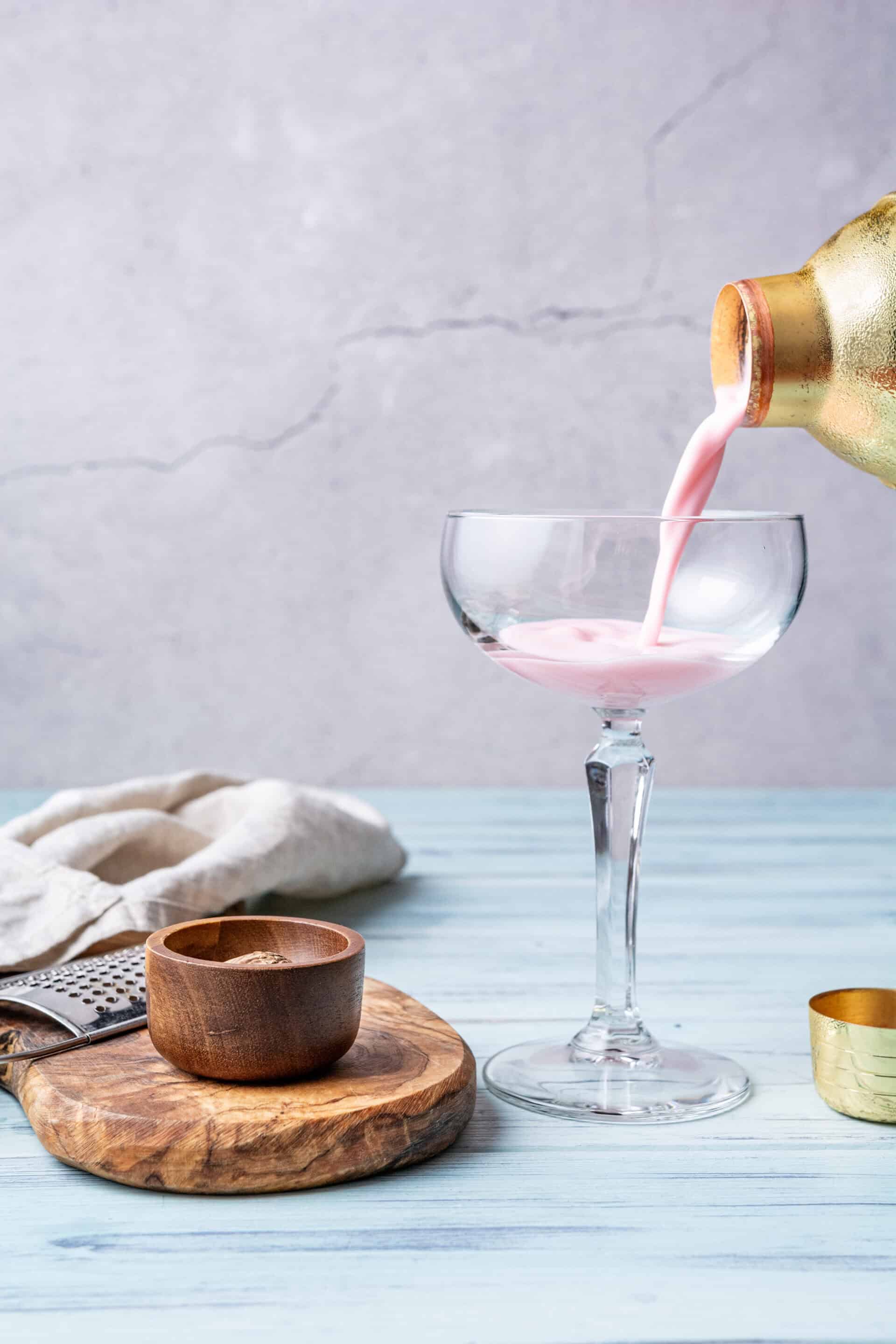 Pink Squirrel Drink - Twist and Toast