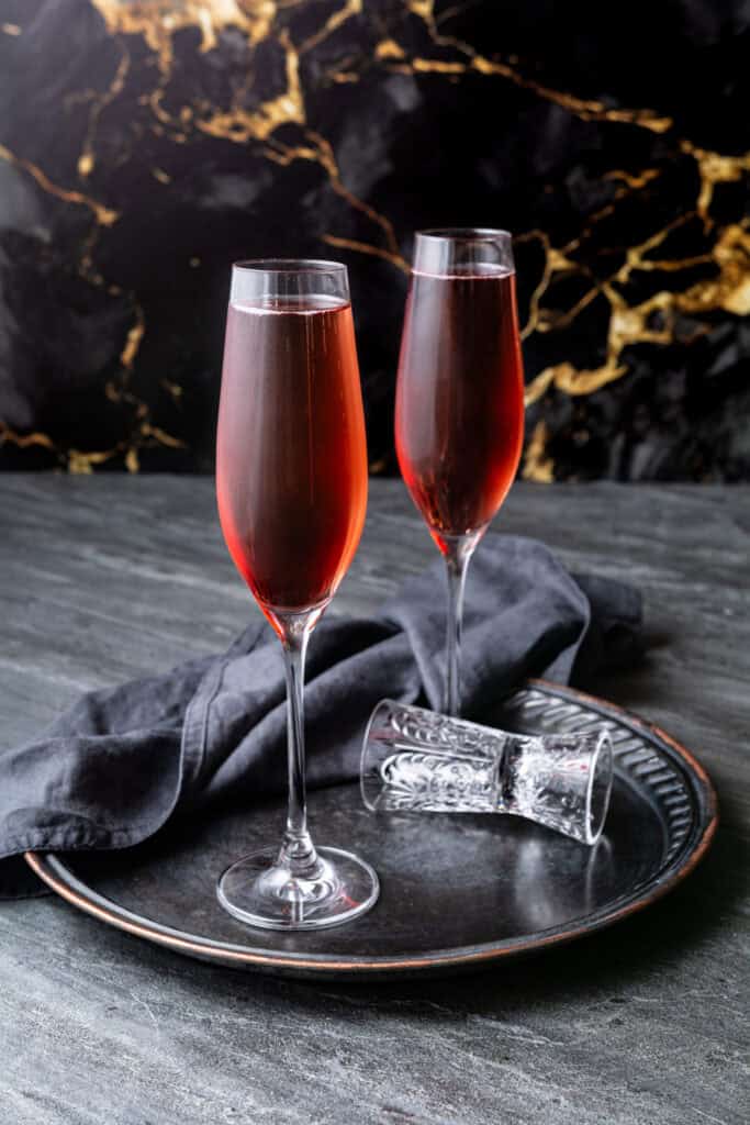Kir Royale Cocktail Twist And Toast