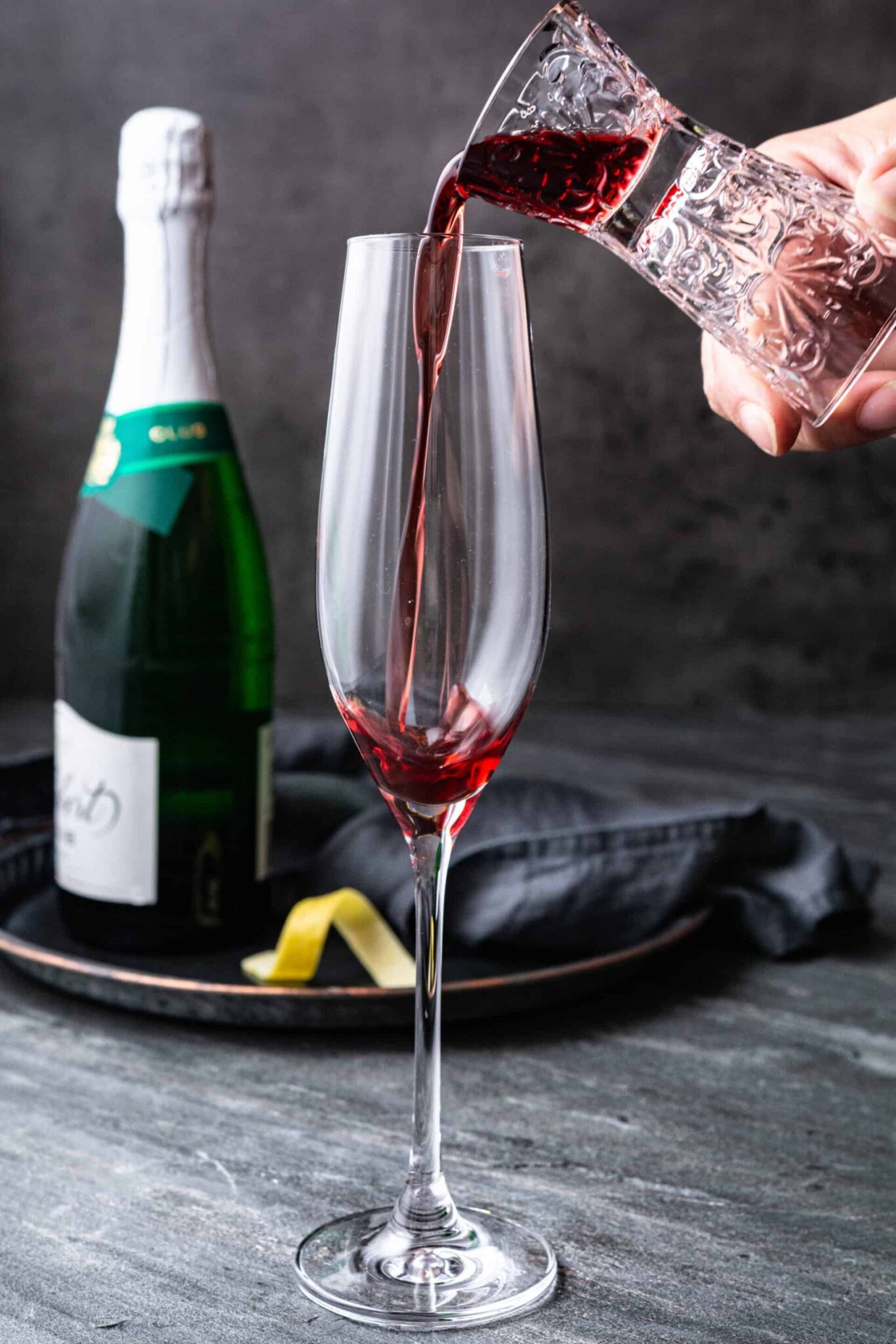 Kir Royale Cocktail - Twist and Toast