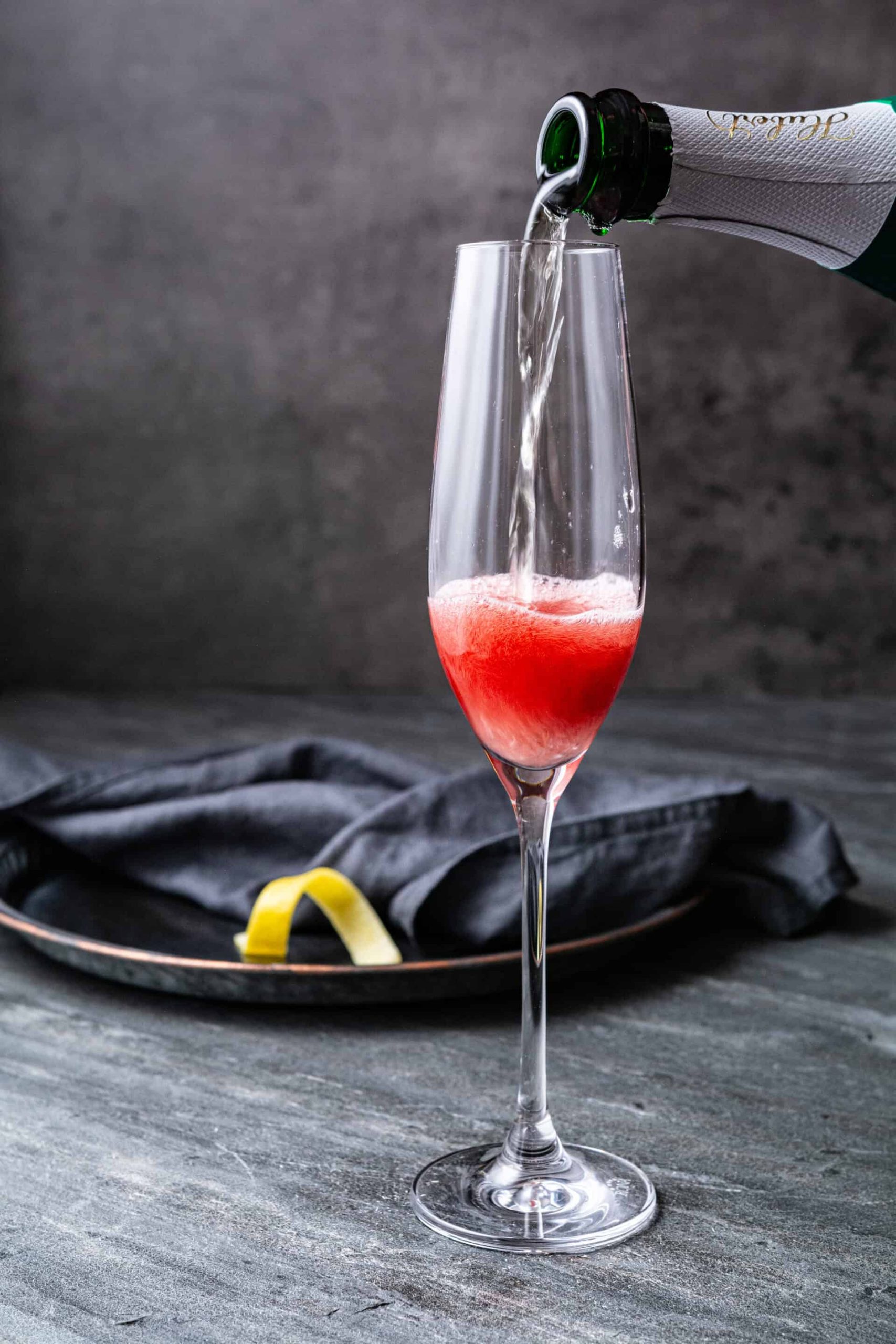Kir Royale Cocktail - Twist and Toast