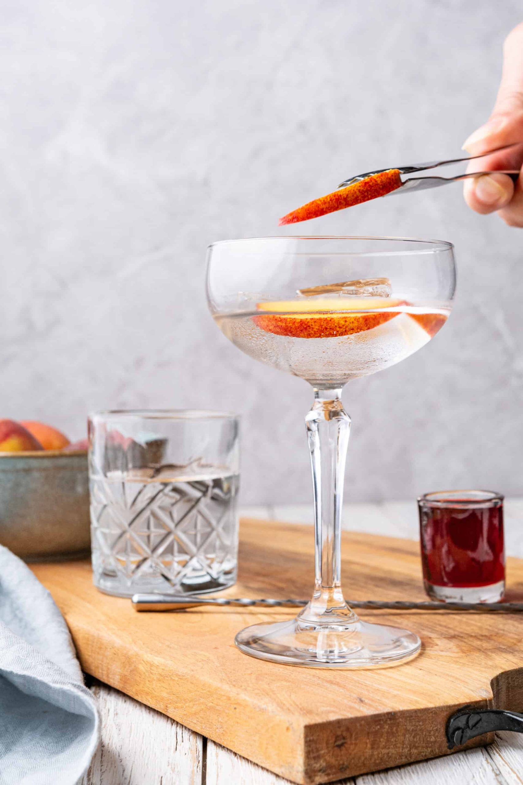 Peach Vodka Drink - Twist and Toast