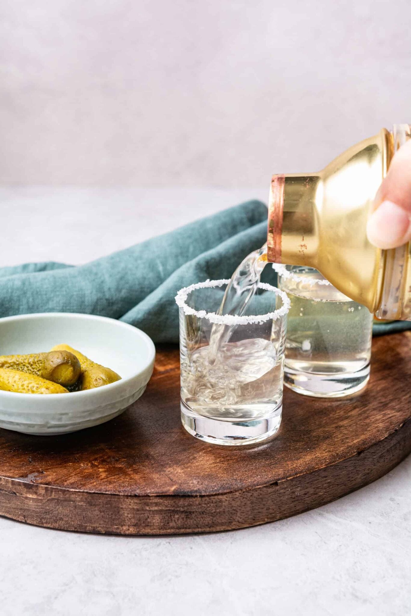 Pickle Shot - Twist and Toast