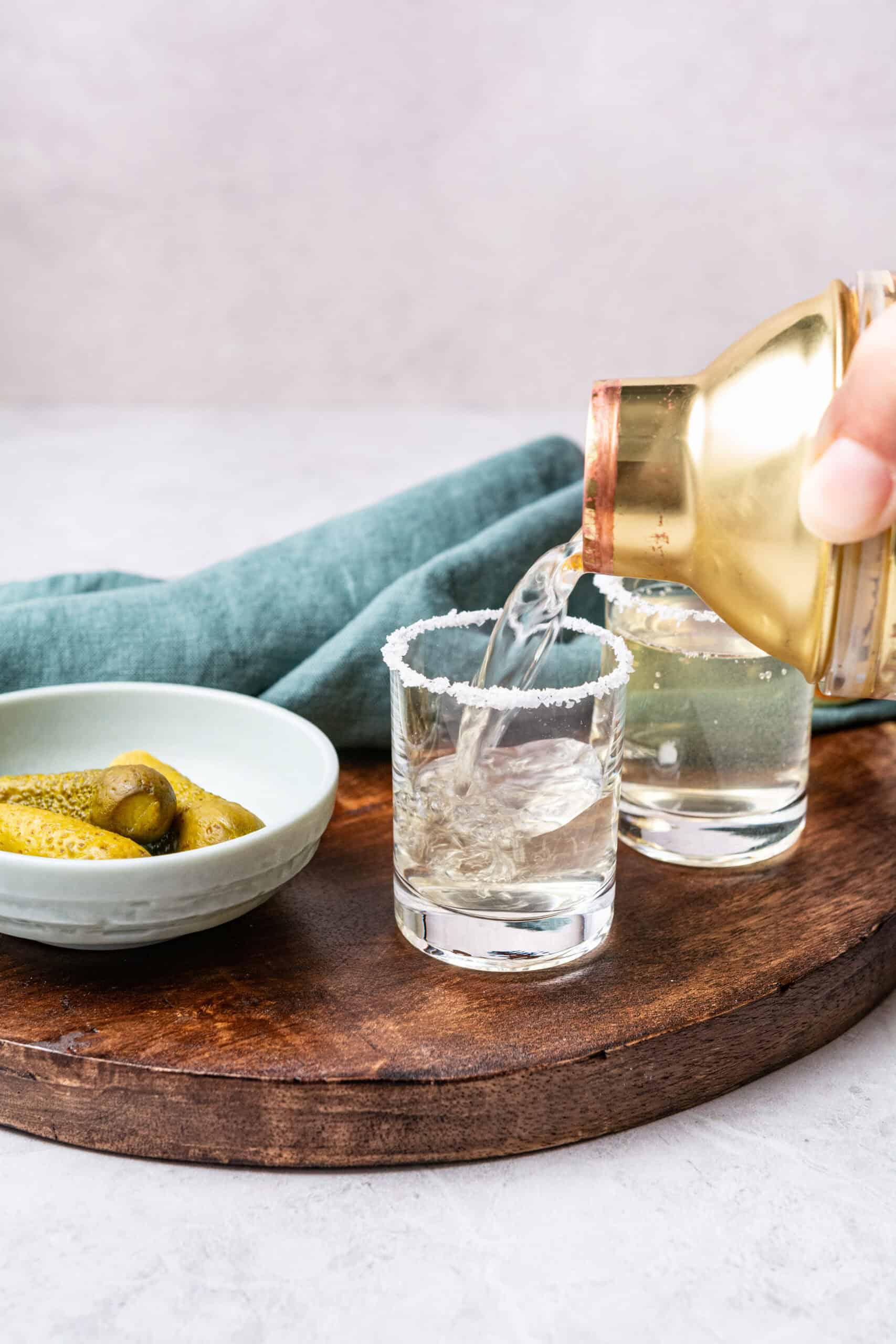 Pickle Shot - Twist and Toast