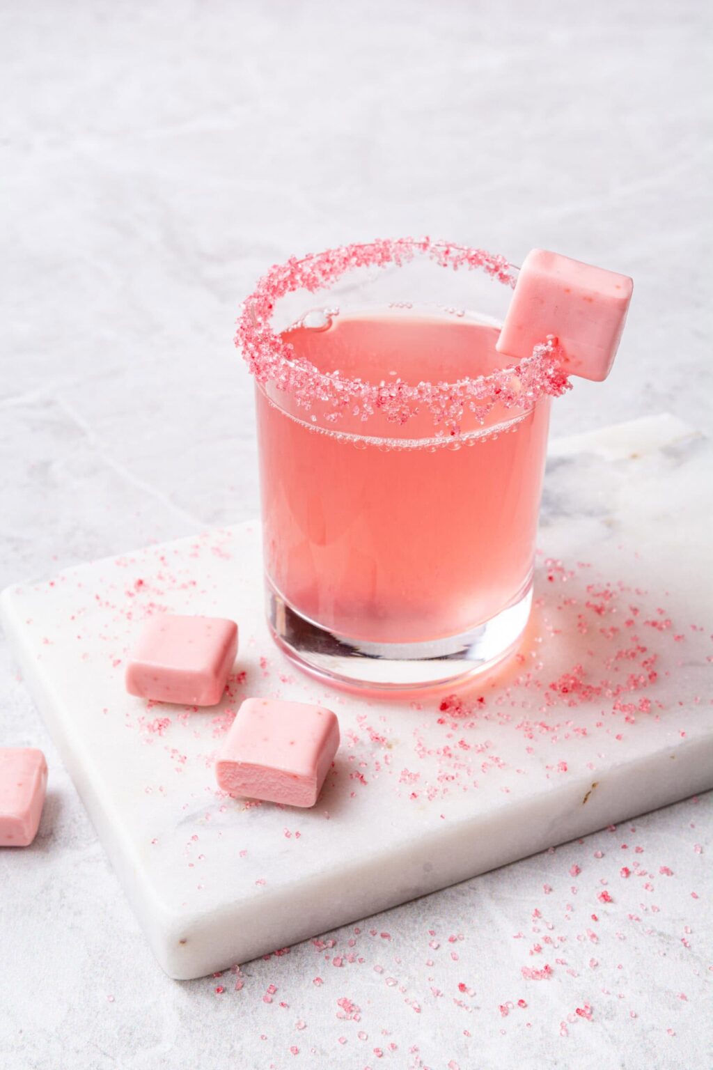 Pink Starburst Shot - Twist and Toast