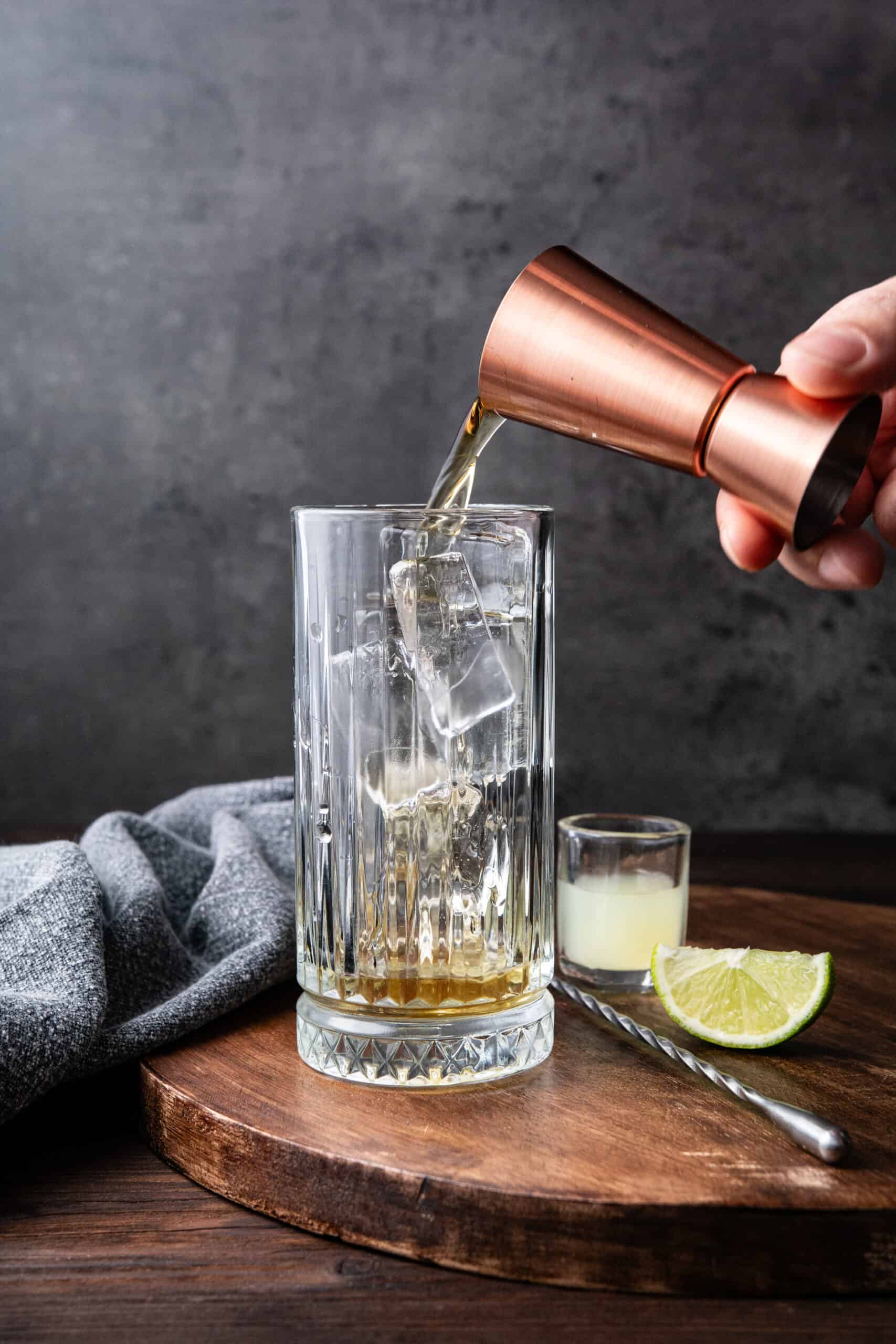 Bourbon Rickey Twist And Toast