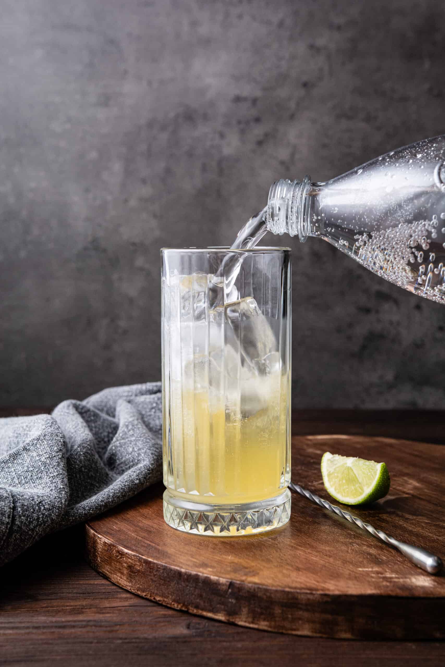 Bourbon Rickey Twist And Toast