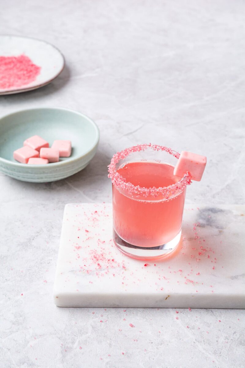 Pink Starburst Shot - Twist and Toast