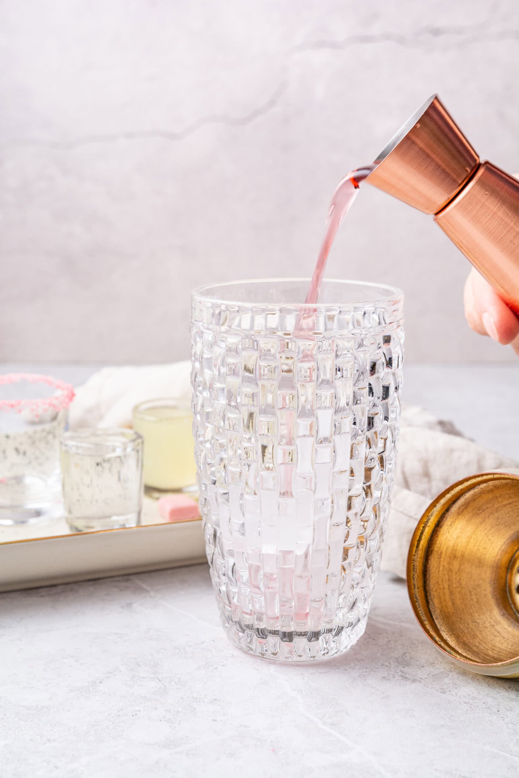 Pink Starburst Shot - Twist and Toast