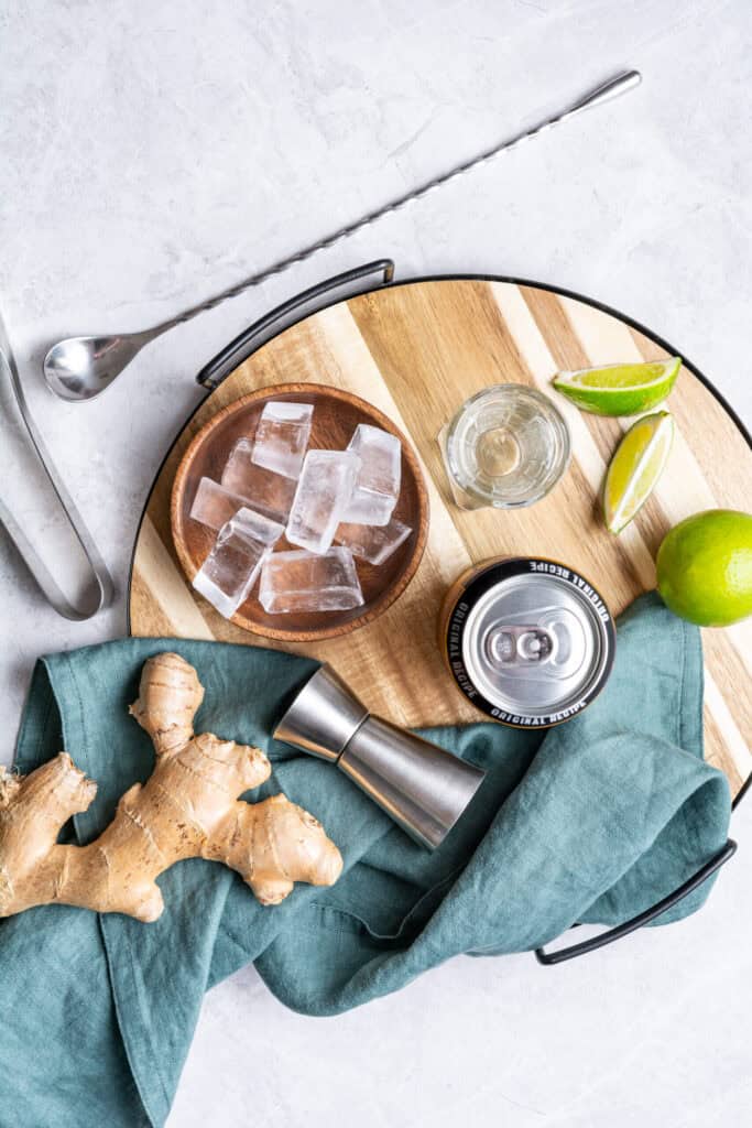 Vodka and Ginger Ale - Twist and Toast