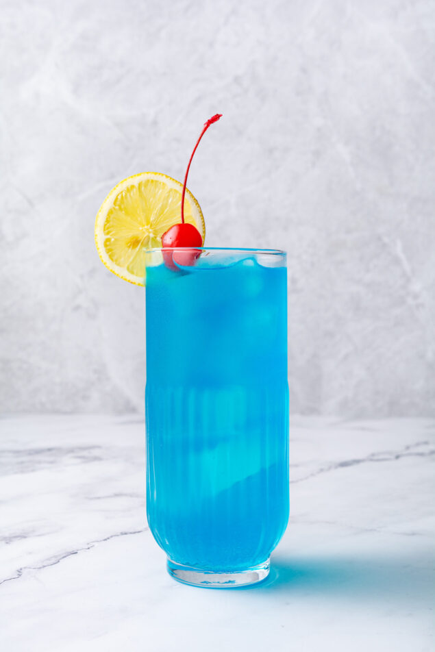 Blue Motorcycle Drink - Twist and Toast