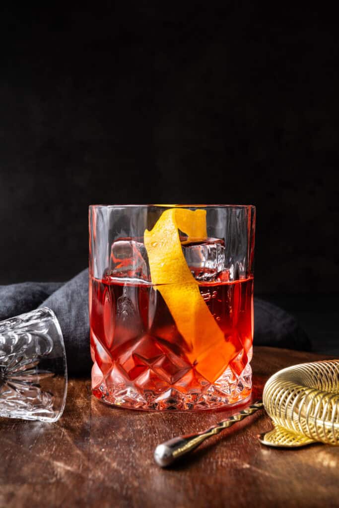 Gin-Campari Old Fashioned - Twist and Toast