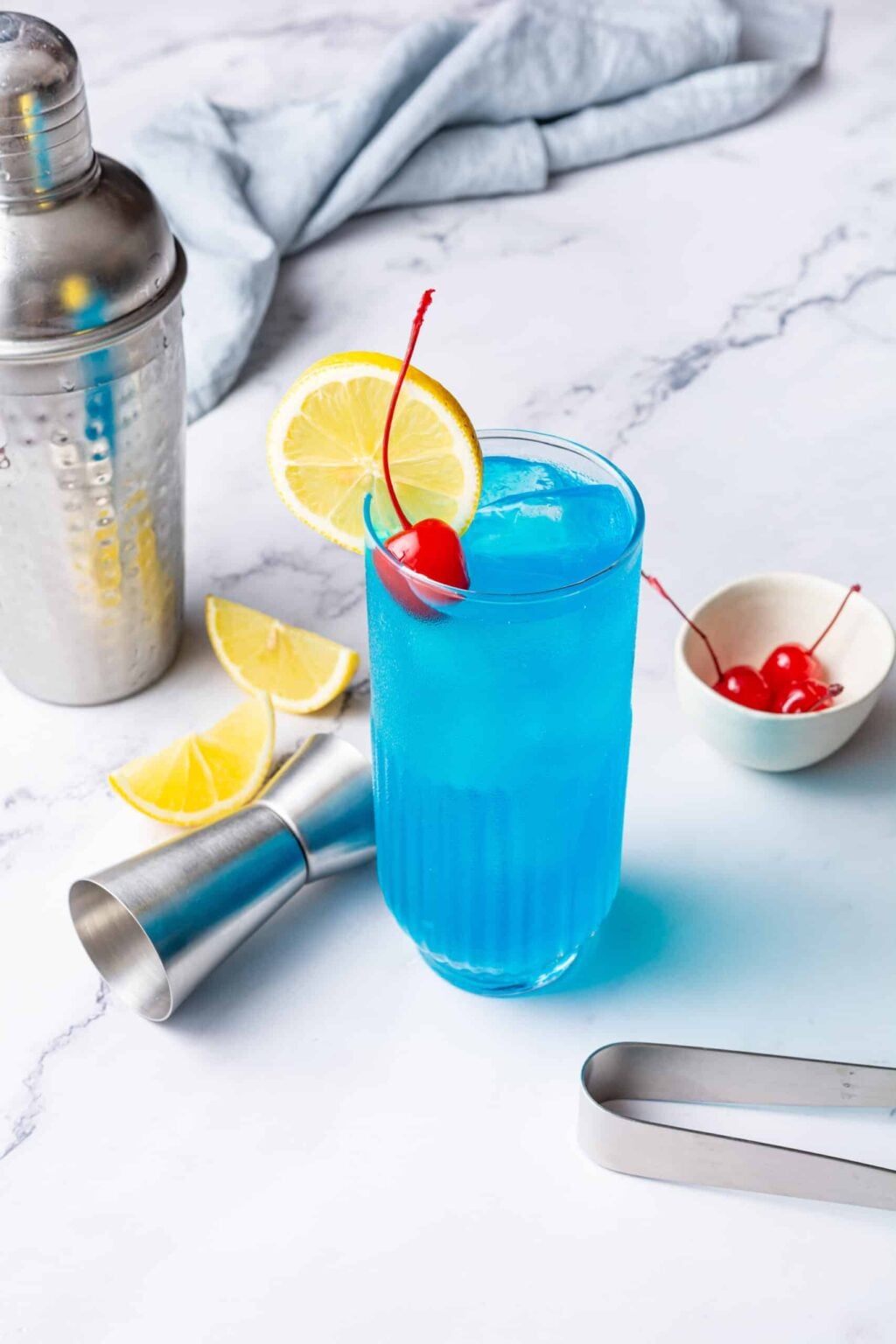 Blue Motorcycle Drink - Twist and Toast