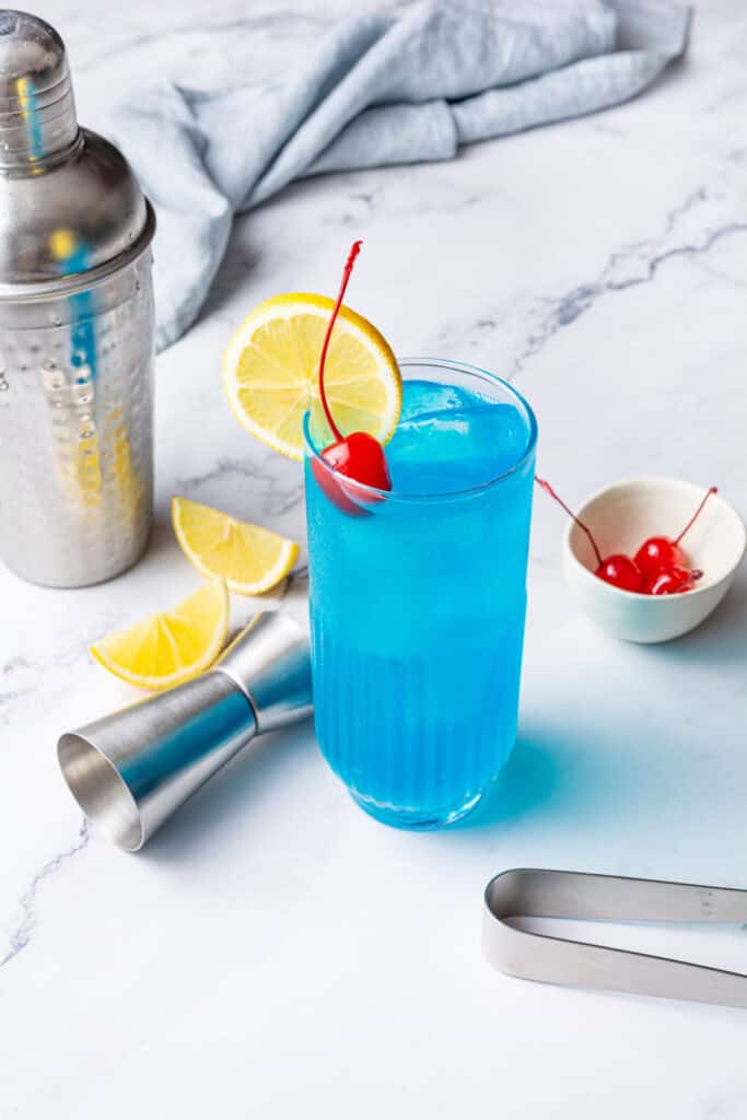 Blue Motorcycle Drink - Twist and Toast