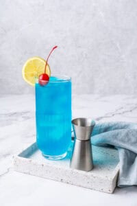 Blue Motorcycle Drink - Twist and Toast