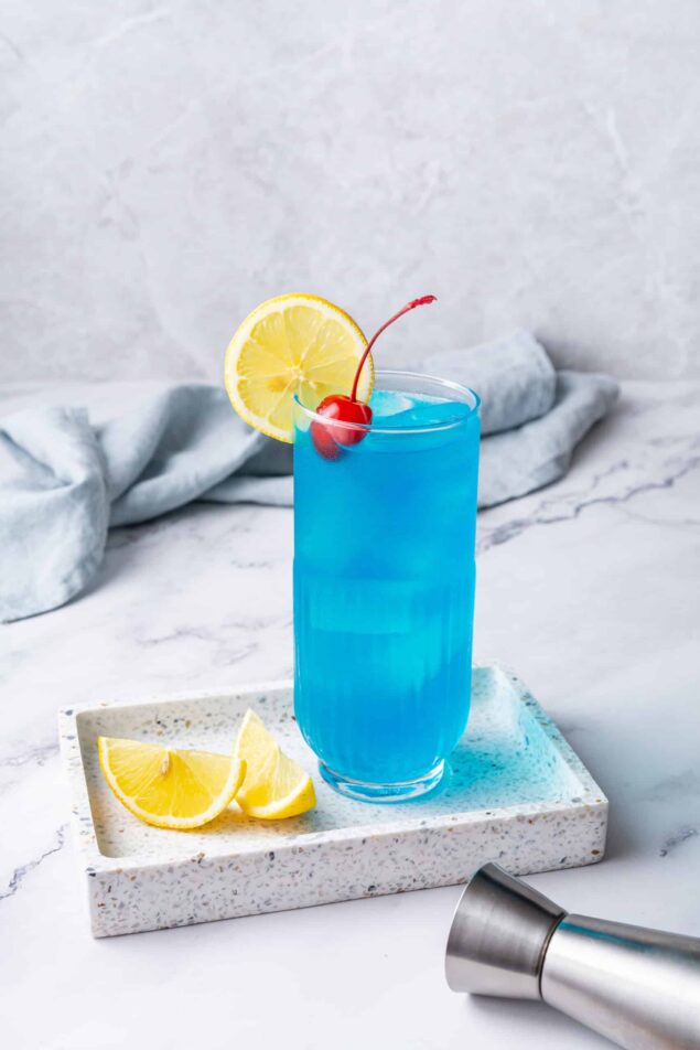 Blue Motorcycle Drink - Twist and Toast