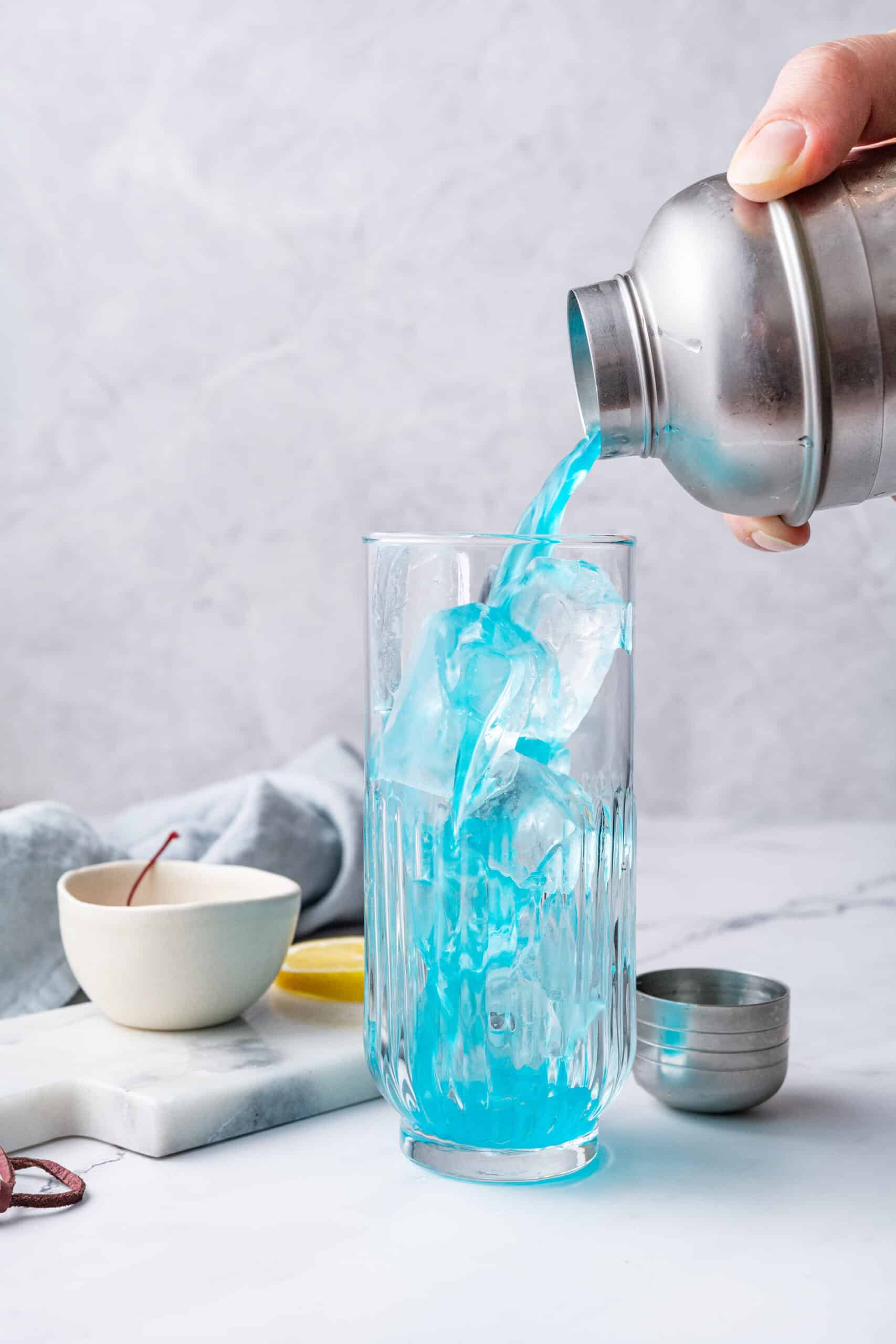 Blue Motorcycle Drink - Twist and Toast