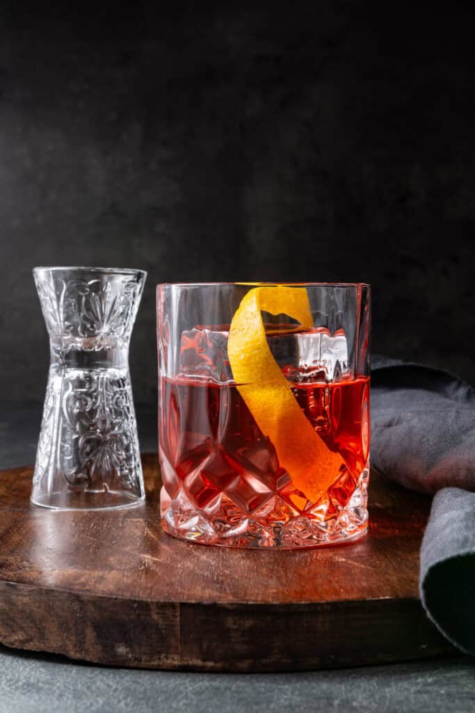 Gin-Campari Old Fashioned - Twist and Toast