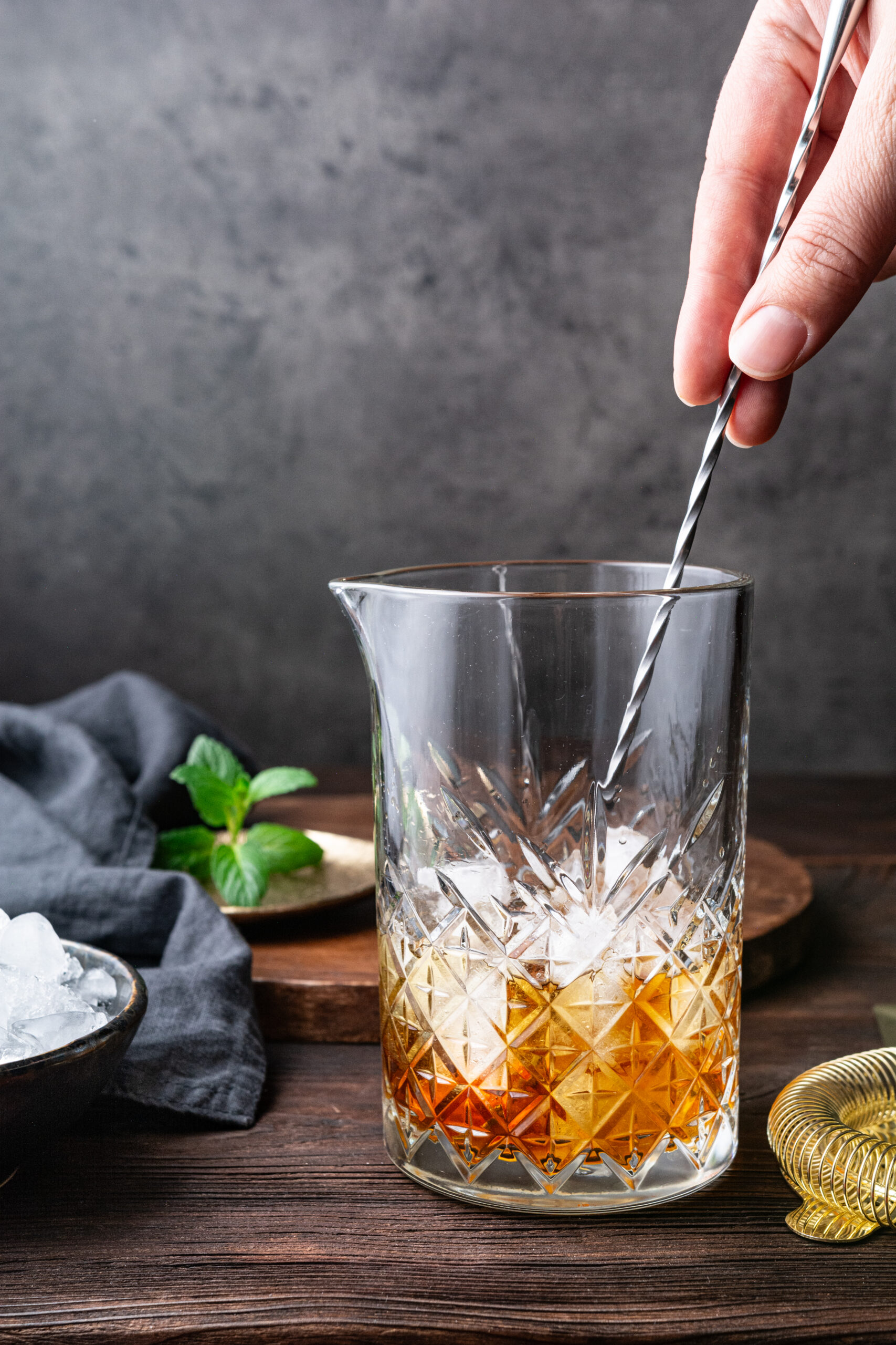 Stinger Cocktail - Twist and Toast