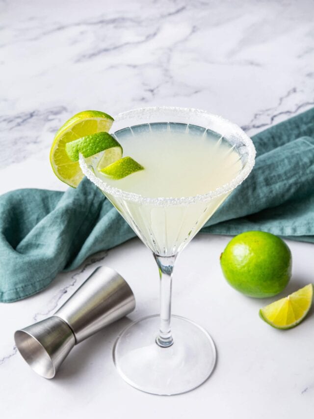 Lime Drop Martini - Twist and Toast