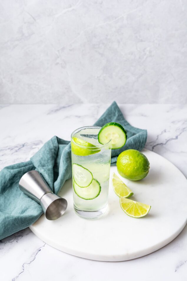 Cucumber Gin Fizz - Twist and Toast