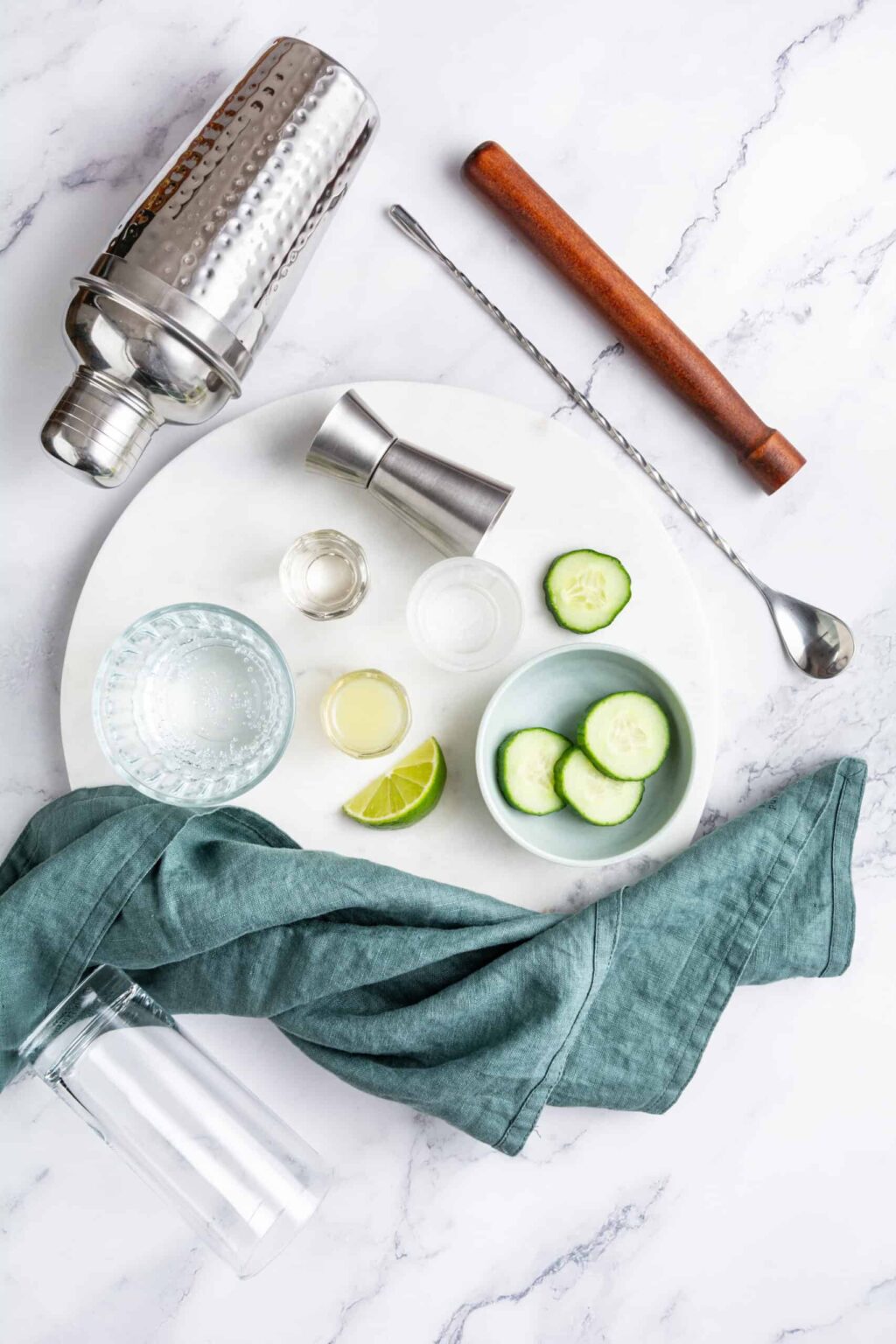 Cucumber Gin Fizz - Twist and Toast