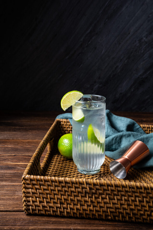 Rum Rickey Cocktail - Twist and Toast