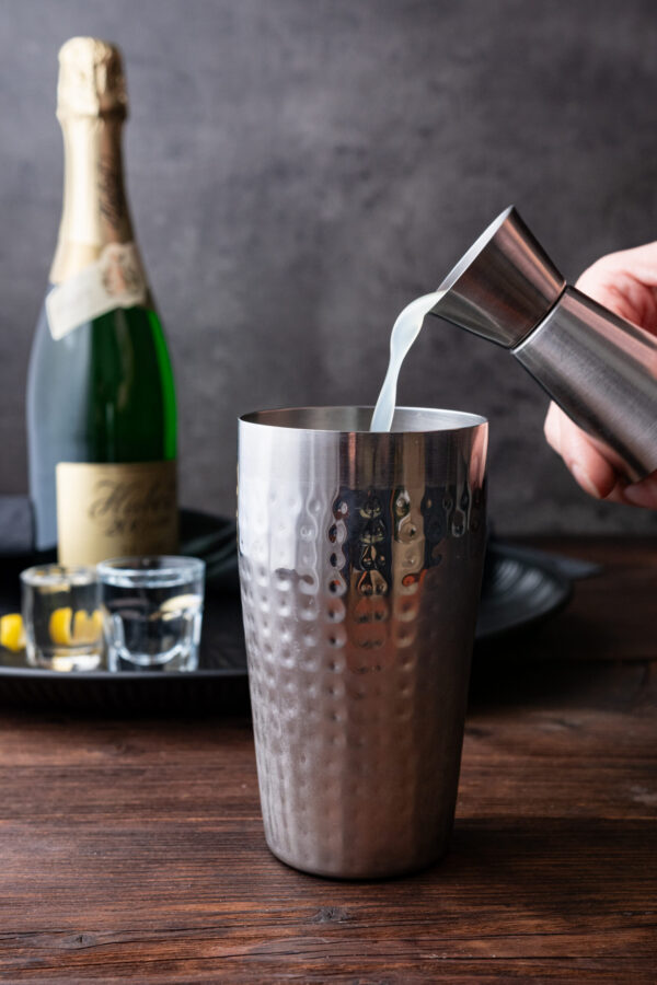 Vodka Champagne Cocktail - Twist and Toast