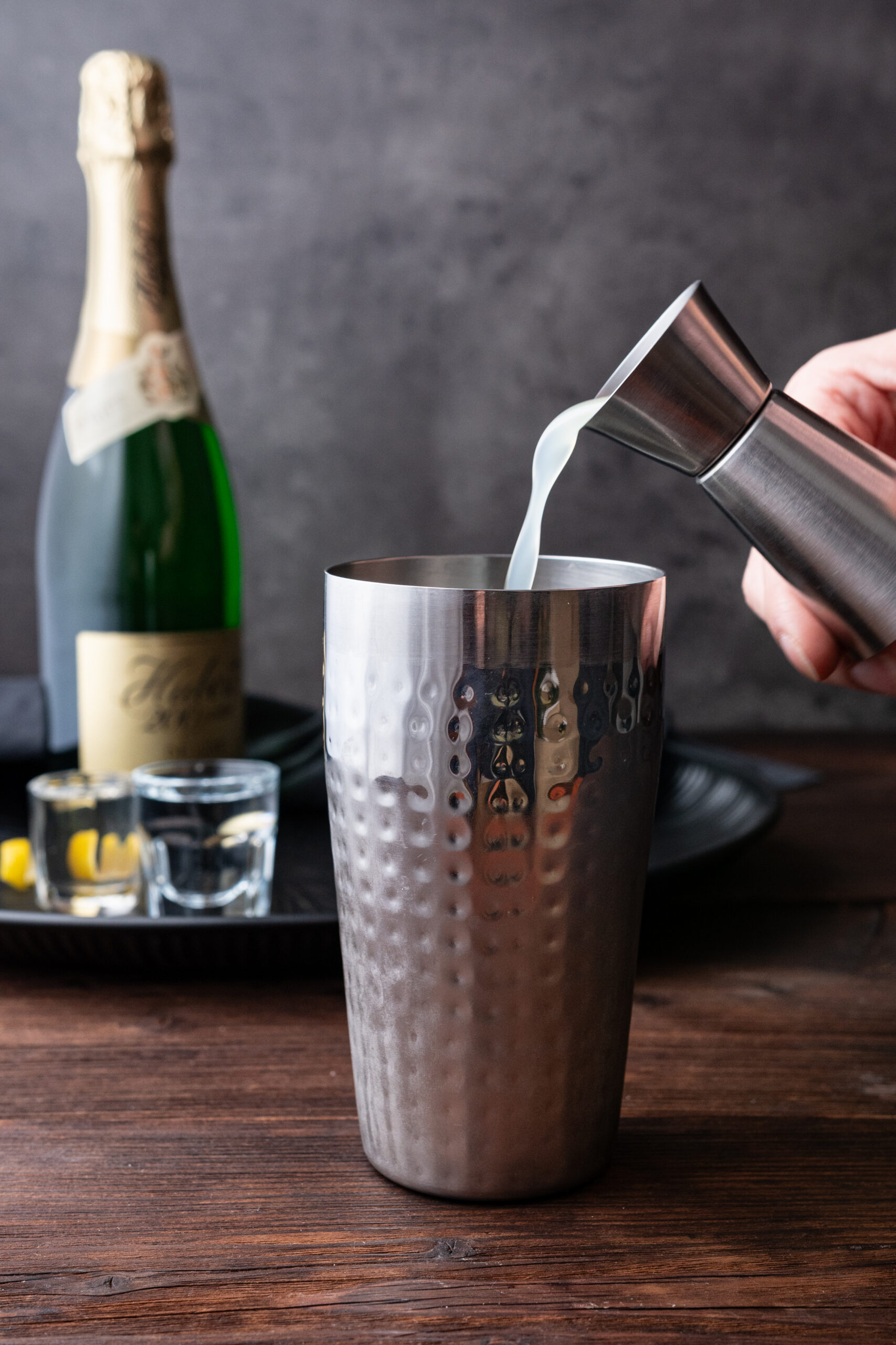 Vodka Champagne Cocktail - Twist and Toast