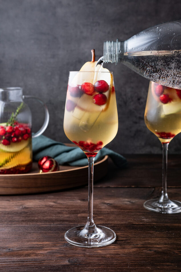 White Christmas Sangria - Twist and Toast